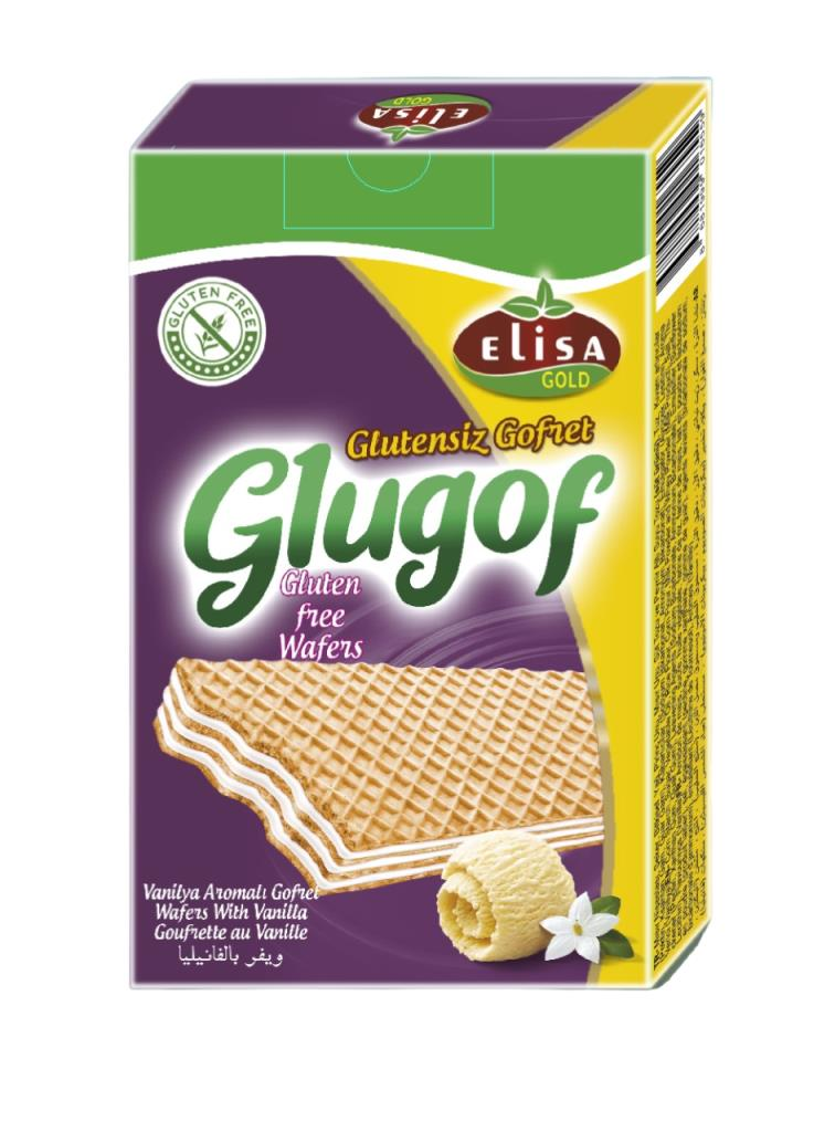 Ellisa Glutensiz Vanilyalı Gofret 125 gr - Glutensiz
